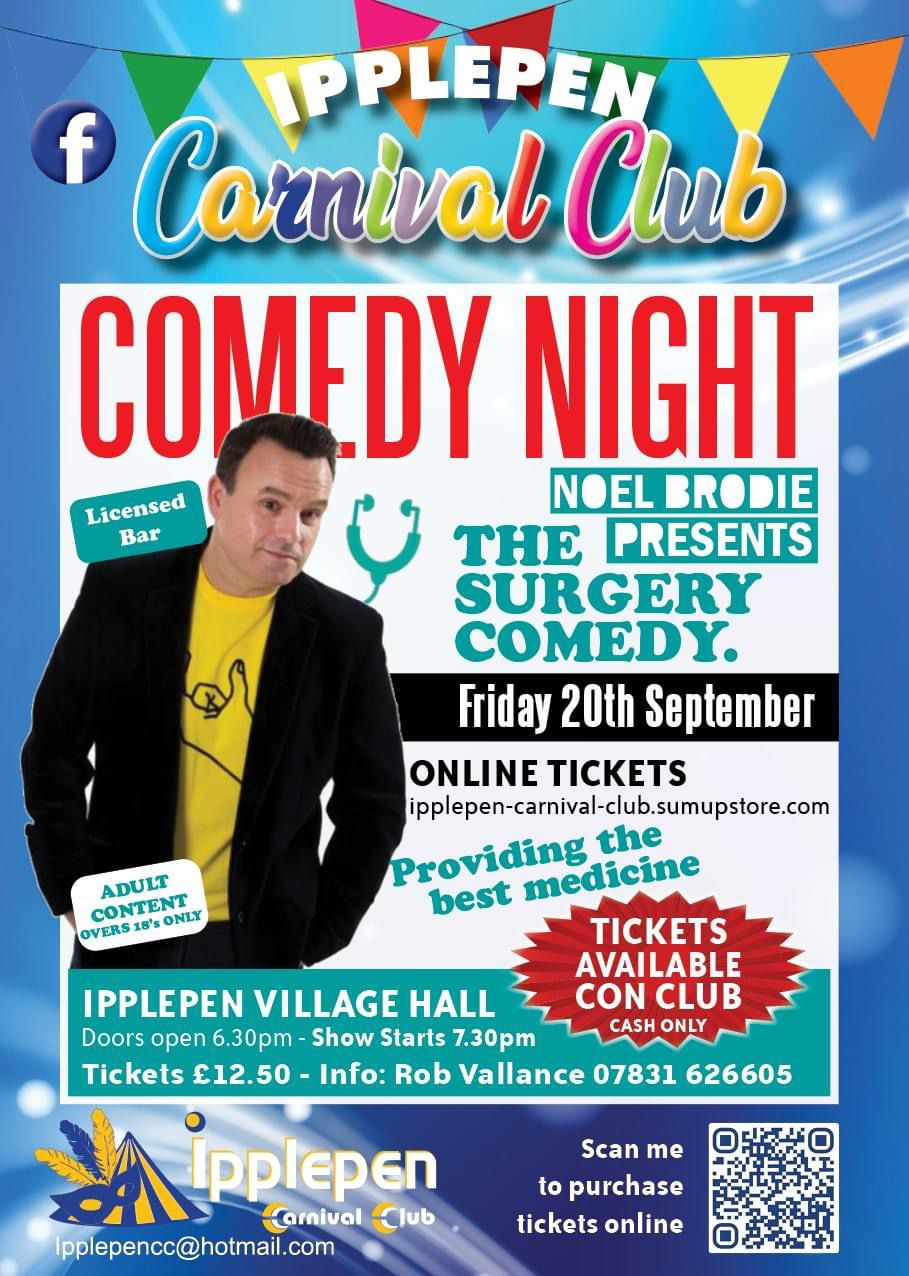 Comedy Night at the Village Hall - Ipplepen Village Ipplepen village ...